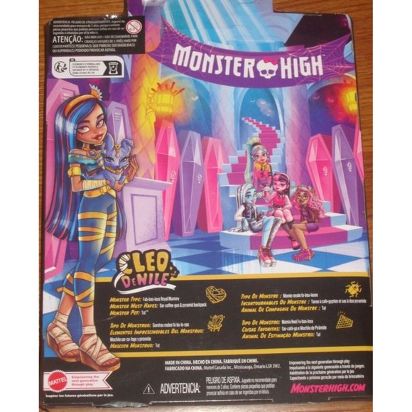 monster high | Toys | 222 Monster High Cloe Denile G3 Reboot Doll W Pet ...